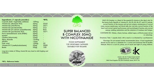 Elan-Vital Természetes Egészség Központ - B-vitamin komplex 50mg ...